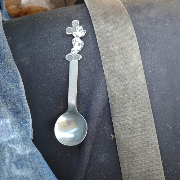 Bybonny | Kitchen | Silver Mickey Mouse Spoon | Poshmark